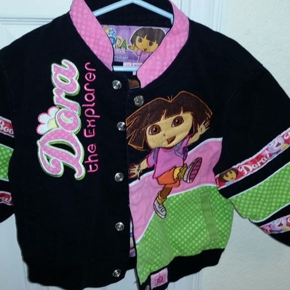 Nickelodeon | Jackets & Coats | Dora The Explorer Jacket Size 56 For ...